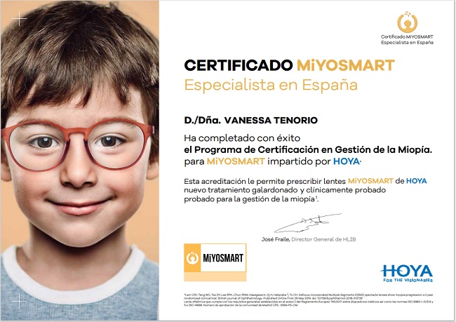 Miyosmart control de la miopia en niños y adolescentes. - AVERA VISIÓN
